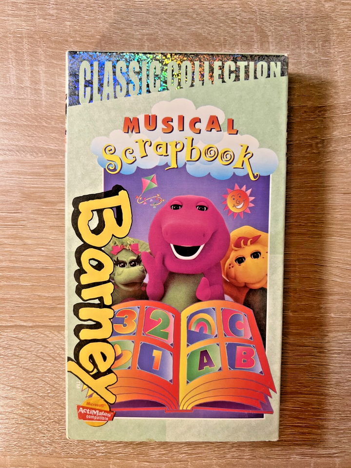 Barney's Musical Scrapbook VHS Classic Collection 2000 Barney White ...