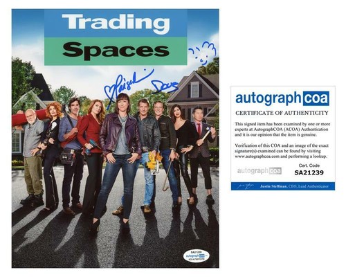 Paige Davis & Doug Wilson "Trading Spaces" AUTOGRAPHS Signed 8x10 Photo ...