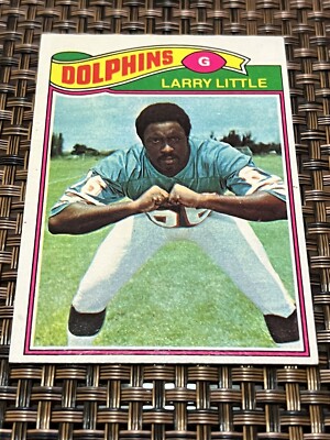 1977 Larry Little. Miami Dolphins. NFL Topps. #172. HOF. 0423 | eBay
