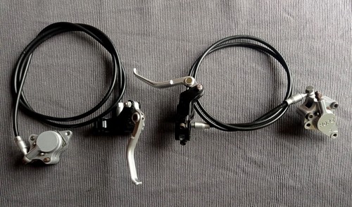 Hope C2 Hydraulic Disc Brake Set – No. 3 + No. 1 Calipers – Vintage MTB ...