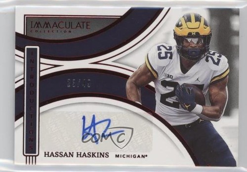 2022 Immaculate Collegiate Introductions Ruby /49 Hassan Haskins Rookie ...