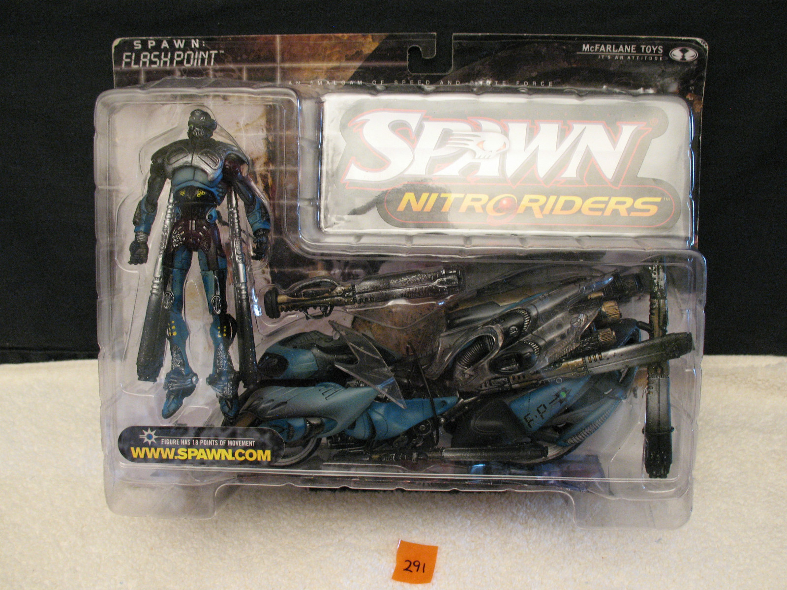 Spawn FLASH POINT Nitro Riders Action Figure with Motorcycle NEW ...