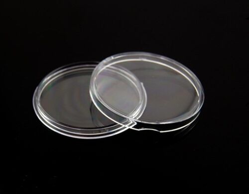 50 coin holders 39mm direct fit coin capsules for 1 OZ SILVER OR COPPER ...