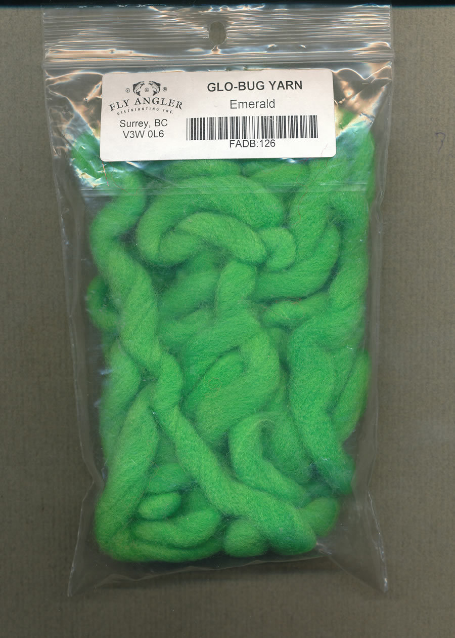 Glo-Bug Yarn - emerald 126 | eBay