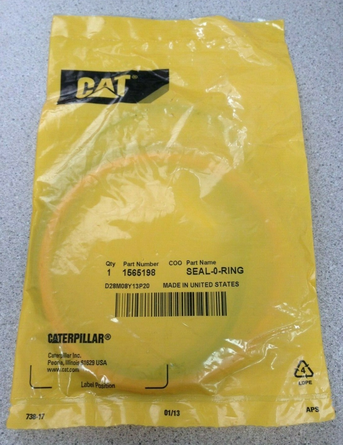 Genuine OEM Caterpillar CAT Seal O Ring 156-5198 | eBay
