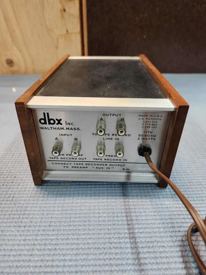 Vintage DBX 119 Decilinear Compression Expander Stereo Dynamic Range ...