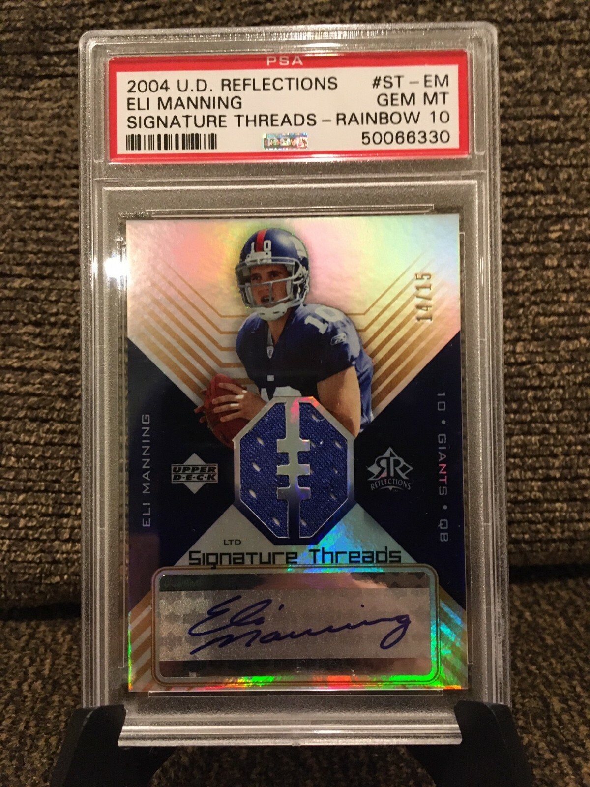 Eli Manning | Autographed Football Memorabilia & NFL Merchandise