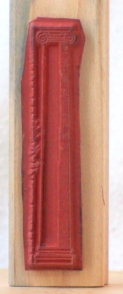 Stampin Up Pillar Column Rubber Stamp Architecture Architectural | eBay