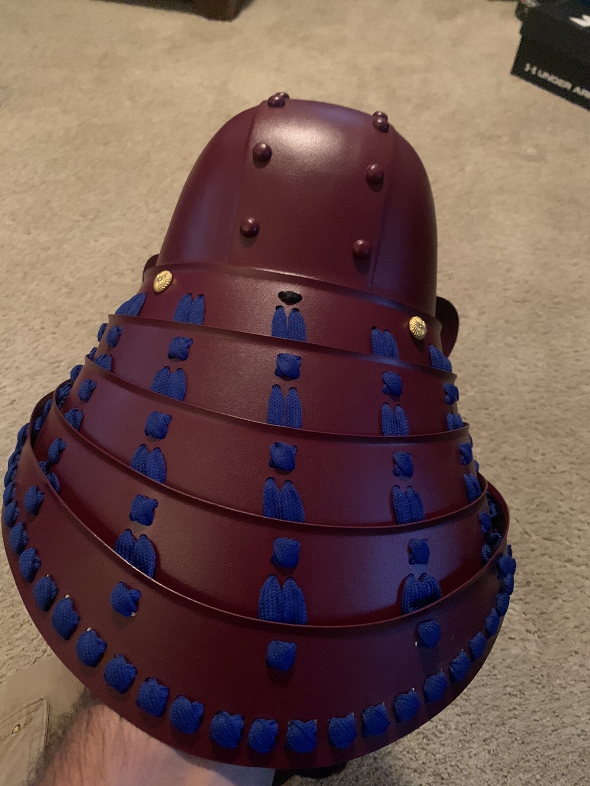 Iron & Silk Japanese Phoenix red & blue Samurai Armor wearable Suit | eBay