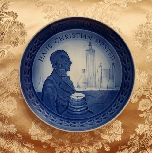 Royal Copenhagen "1777 - 1977 Hans Christian Orsted" Collector Plate ...