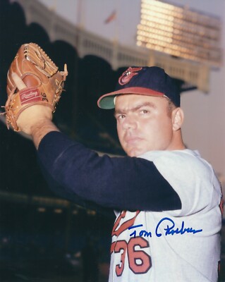 Autographed TOM PHOEBUS Baltimore Orioles 8x10 photo- COA | eBay