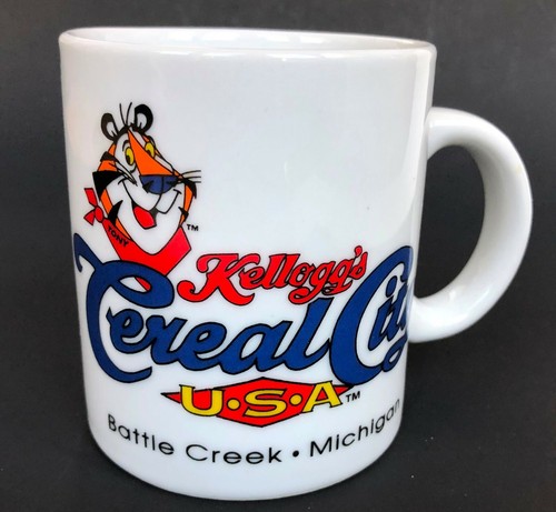 1999 Kellogg’s Mug Cereal City USA Battle Creek Michigan Tony Tiger ...
