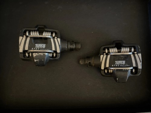 Time Atac Aluminum Clipless Pedals Black And Silver | eBay