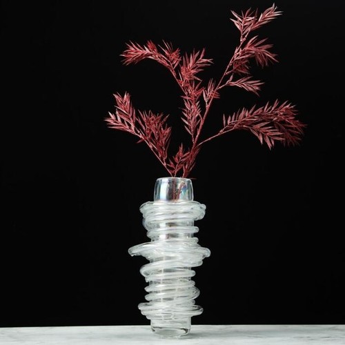 Decoration Vase Cyclone Type Flower Base Stylish Vase Ornamental Plant ...