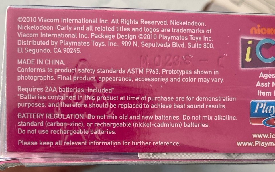 iCarly Sam's Remote Sound Effects FX Nickelodeon Playmates 2009 Rare ...