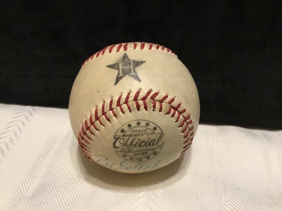 MLB BILL GALLAGHER & GREG GROSS Autograph on Vintage Astro’s Baseball ...