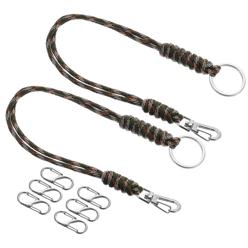 Badge Lanyard Clasp, 2 Pack Necklace Cord Strap 5pcs Hook, Camouflage ...