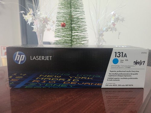 NEW HP CF211A Cyan Toner Cartridge 131A Genuine Sealed Box 886111334971 ...