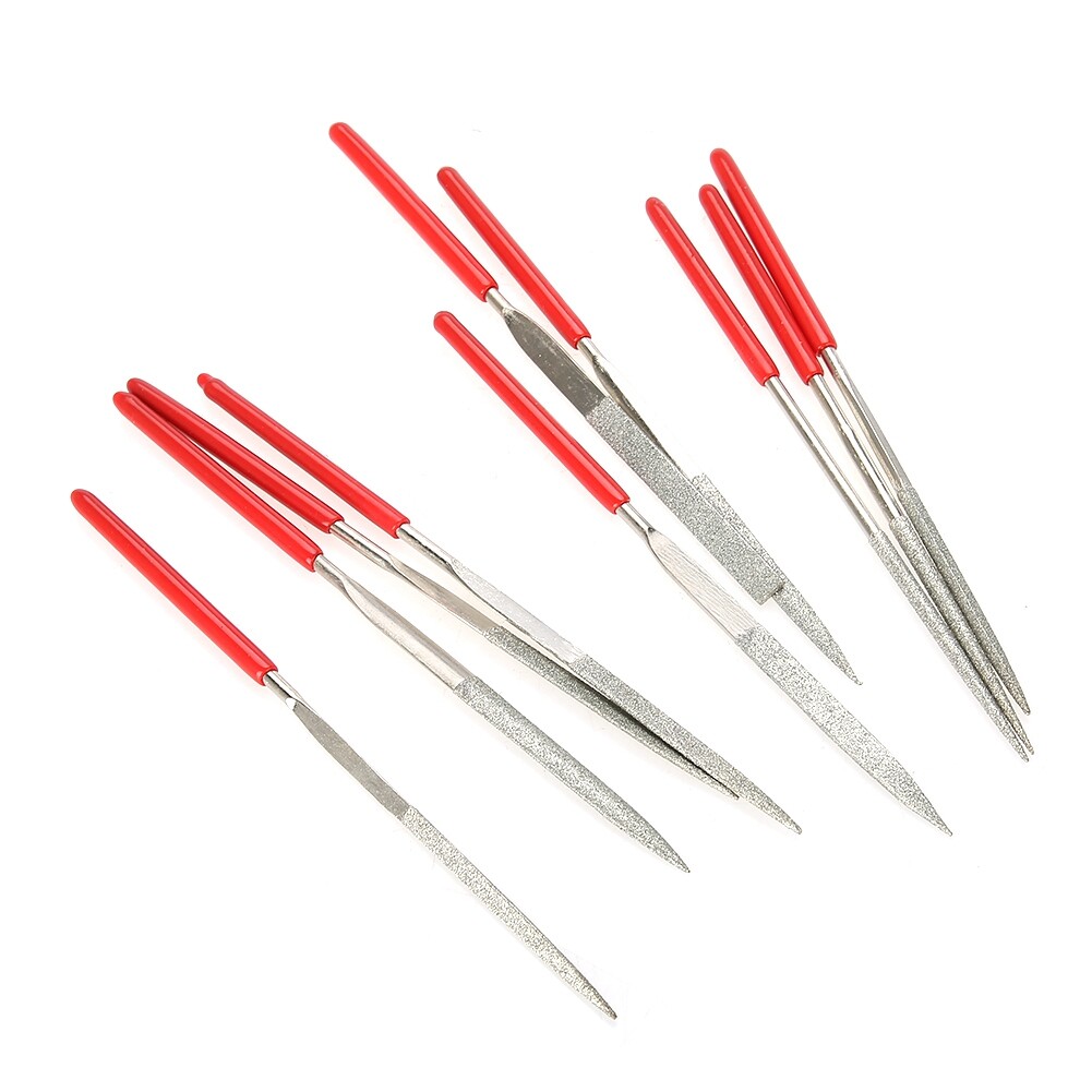 10x Mini Files Set Metal Filing Rasp Needle File Woodworking Jewelry ...