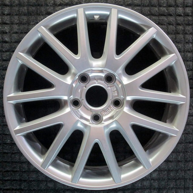 OEM Reman 17x7 Alloy Wheel Rim Flat Light Silver Painted With Flange ...