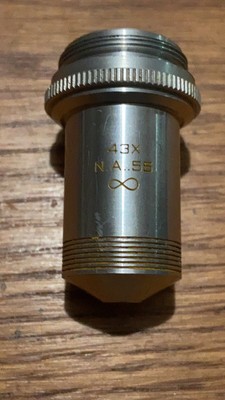 AO Spencer 43X Objective Lens NA .55 from American Optical 60 Sixty ...