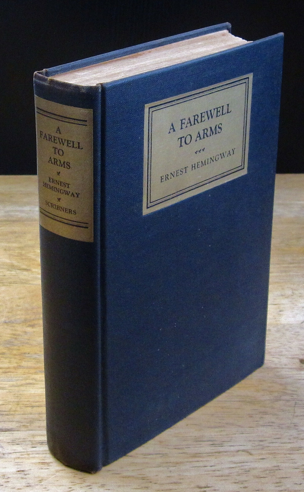 A FAREWELL TO ARMS (1929) ERNEST HEMINGWAY 1ST EDITION, 1ST ISSUE DUST ...