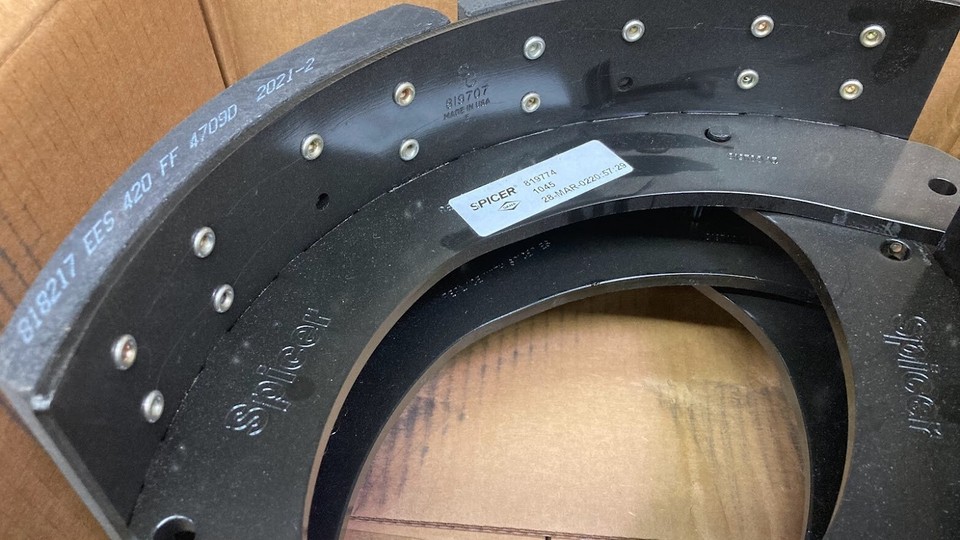 819774 - BRAKE SHOE & LINING ASSY, BENDIX (SET OF 2 PCS.) | eBay