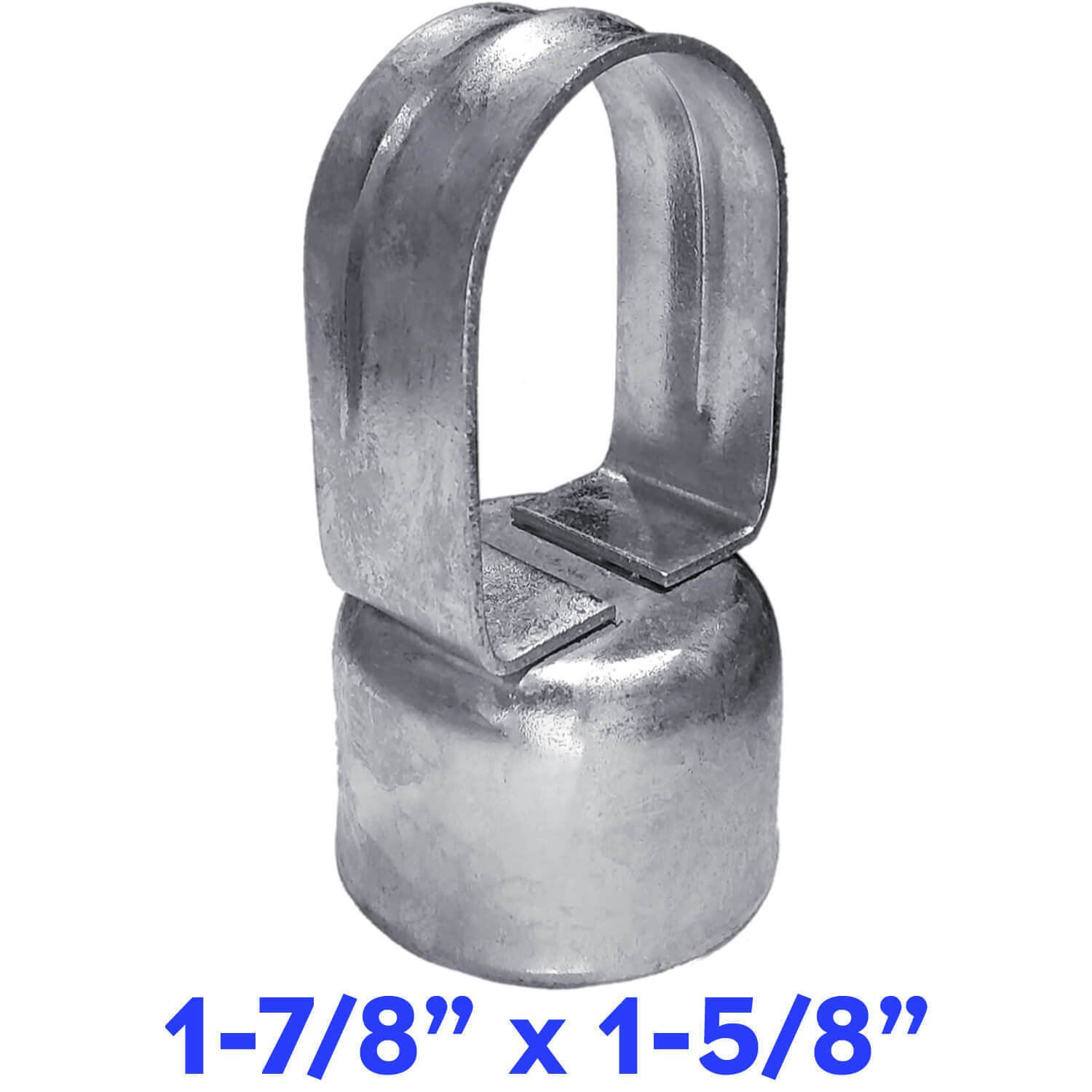 Pressed Steel Chain Link Fence Loop Cap Eye Top | eBay