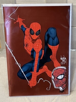 Amazing Spider-Man #51 David Nakayama Foil Virgin DNA Sketched And ...