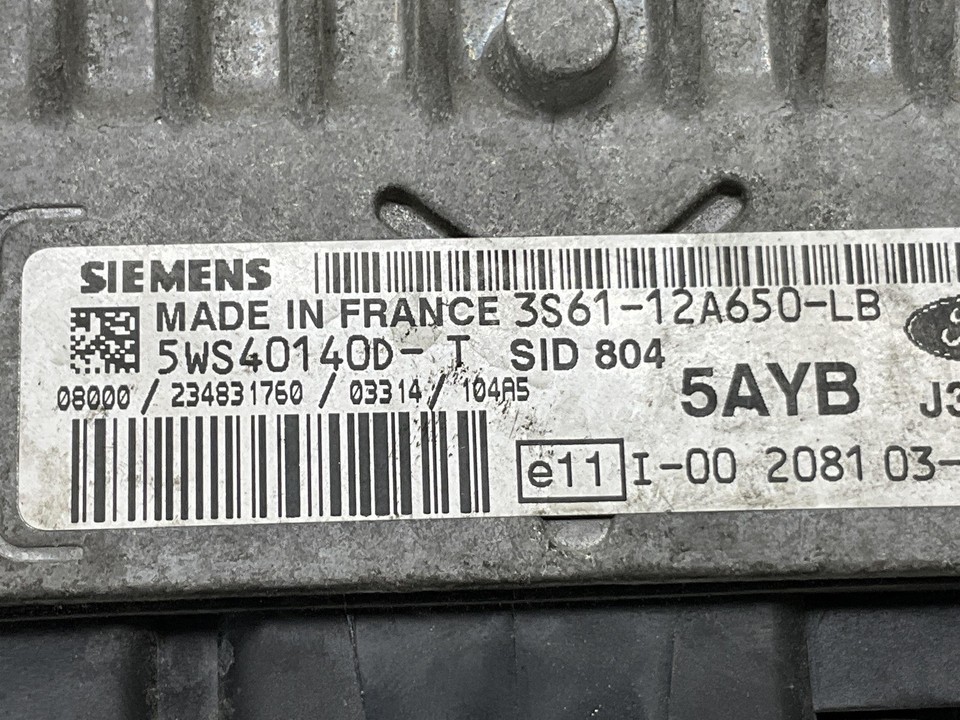 CENTRALINA MOTORE ECU PER FORD Fusion 2° Serie 5WS40140D-T Diesel (05 ...