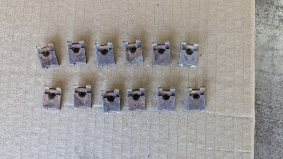 1968 1969 1970 1971 1972 FORD F100 DOOR ACCESS PANEL CLIPS OEM- 12 ...