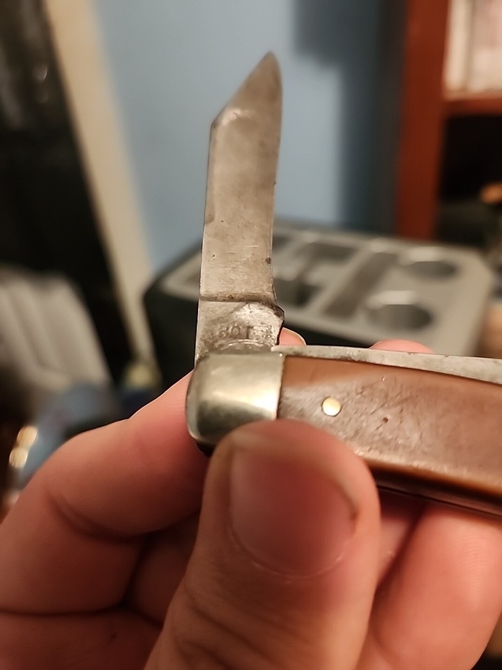 Vintage SCHRADE - WALDEN USA 8OT Old Timer Three Blade Folding Pocket ...