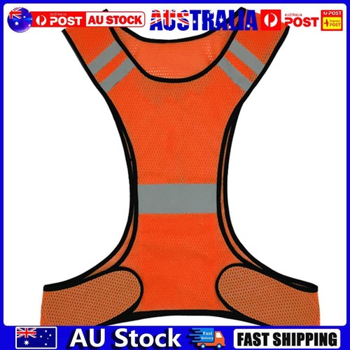 Highlight Reflective Vest Breathable Safety Waistcoat for Night Running ...
