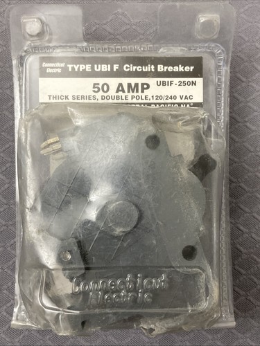 Connecticut Electric UBIF-240N 50 Amp 2-Pole 120/240 V Circuit Breaker ...