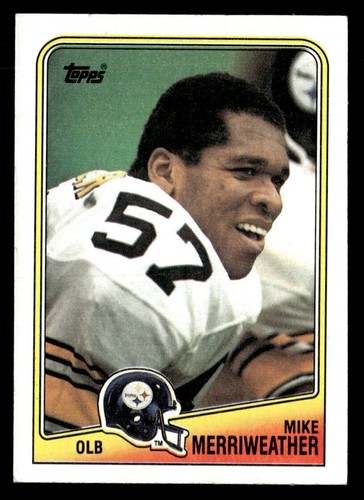 Mike Merriweather 1988 Topps Card #173 Pittsburgh Steelers | eBay