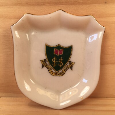 FORWARDS ALWAYS HONESTLY “Prorsum Et Semper Honeste” Miniature Dish ...