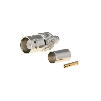 BNC-110 Male BNC Female Straight 75Ω RG59 Terminal Connector | eBay