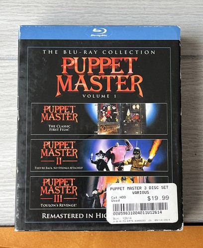 Puppet Master: The Blu-ray Collection, Vol. 1 (Blu-ray Disc, 2012, 3 ...