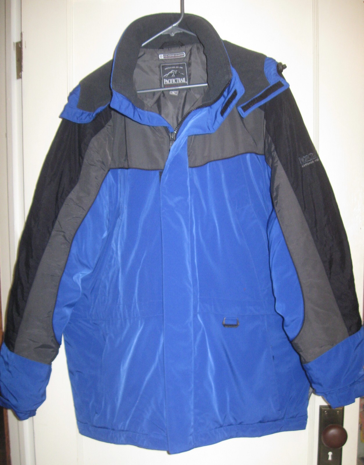 PACIFIC TRAIL Men's Blue; Hooded Cold Weather Collect… - Gem