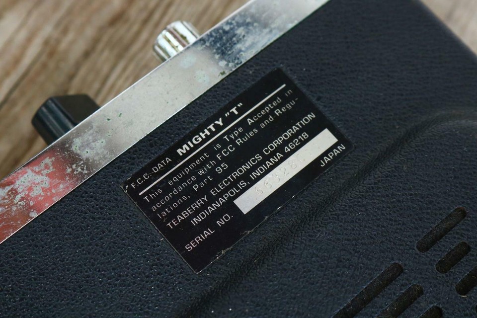 Cb Radio Teaberry Mighty T Classic Vintage Trucker Old Estate Garage ...