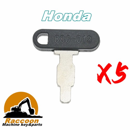 5pcs 35111-880-013 Ignition Key For Heavy Equipment Honda Generator ...