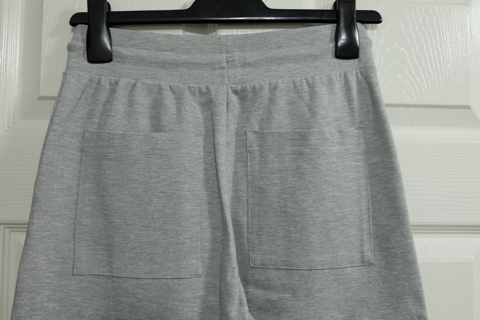 Ex M&S High Rise PULL ON Wide Leg PONTE UTILITY Trousers with Flap ...