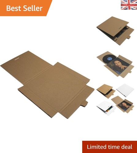 Lightweight 12" LP Shipping Boxes - Secure Storage for Vinyl Records ...