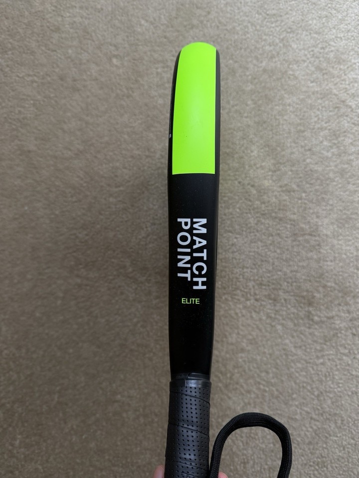 Wilson Match Point Elite Padel Racket Unisex, Round, 38mm, 360g | eBay UK