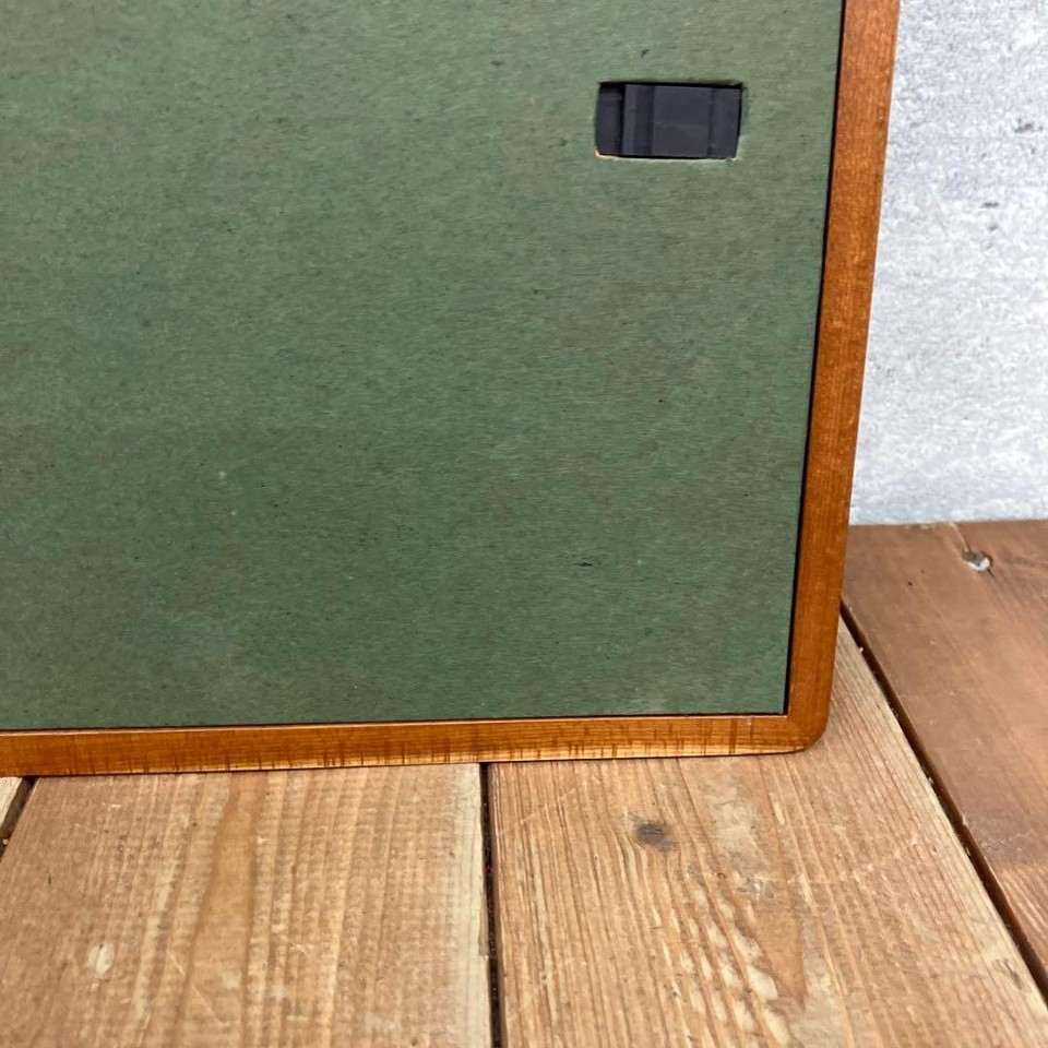 Showa Retro Wooden Wood Carving Woodblock Painting Gold Hydrangea ...