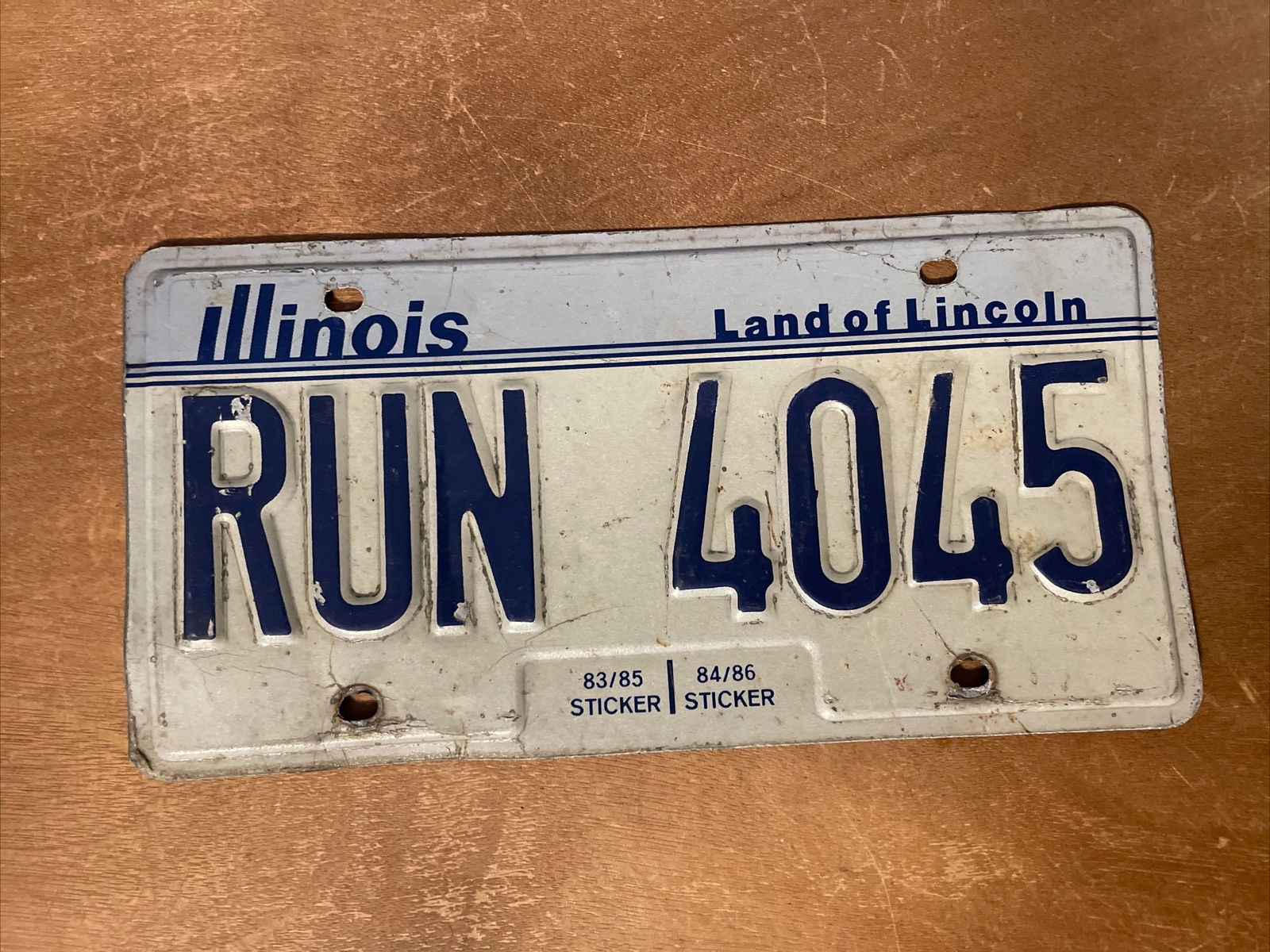 1983 Illinois License Plate # RUN 4045 | eBay
