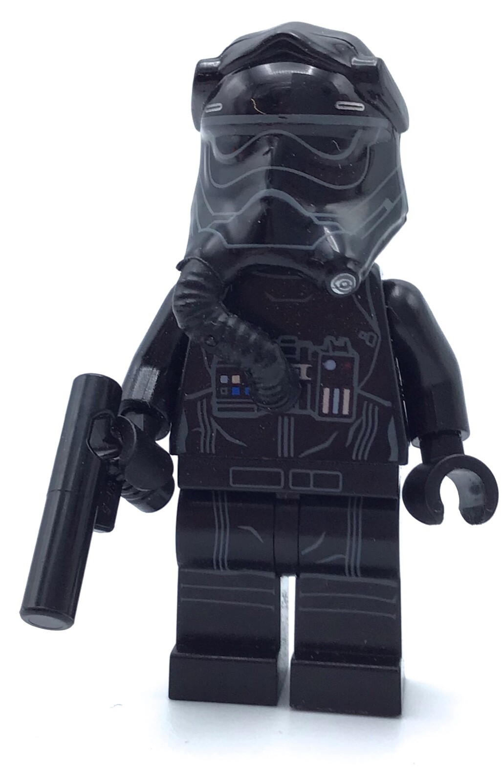 LEGO First Order TIE Fighter Pilot, Two White Lines on Helmet Star wars ...