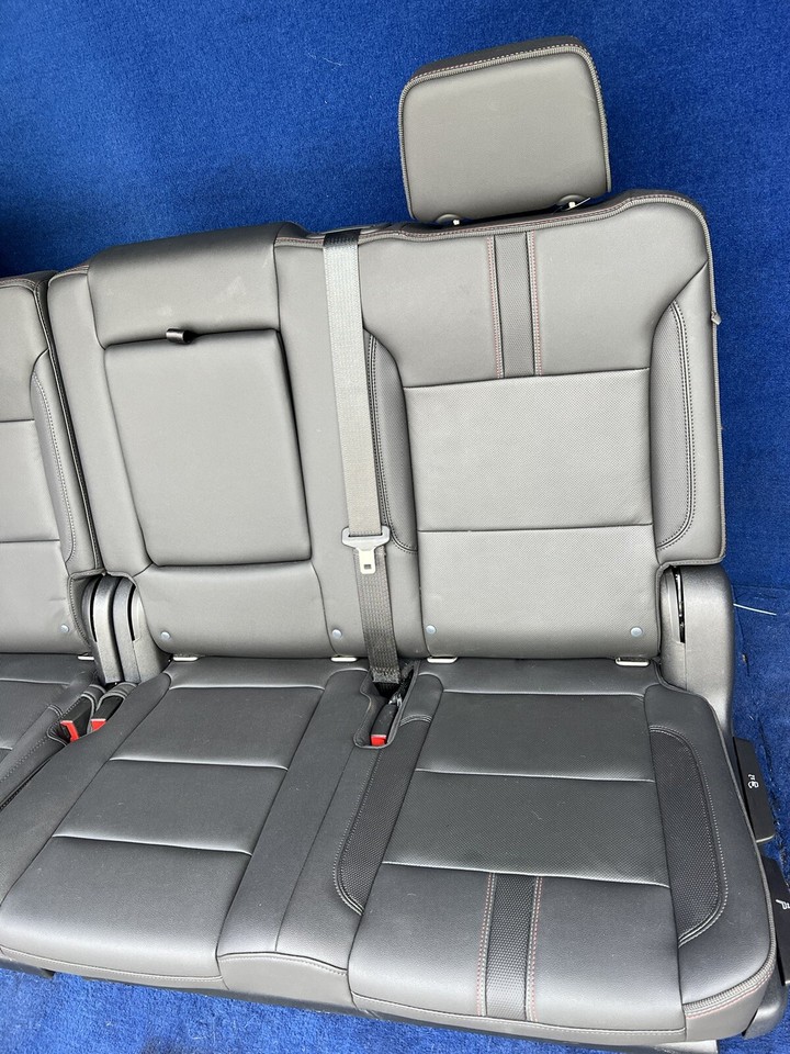 2022 2021 Tahoe Suburban RST 2nd Row Bench Seat Black Leather Full ...