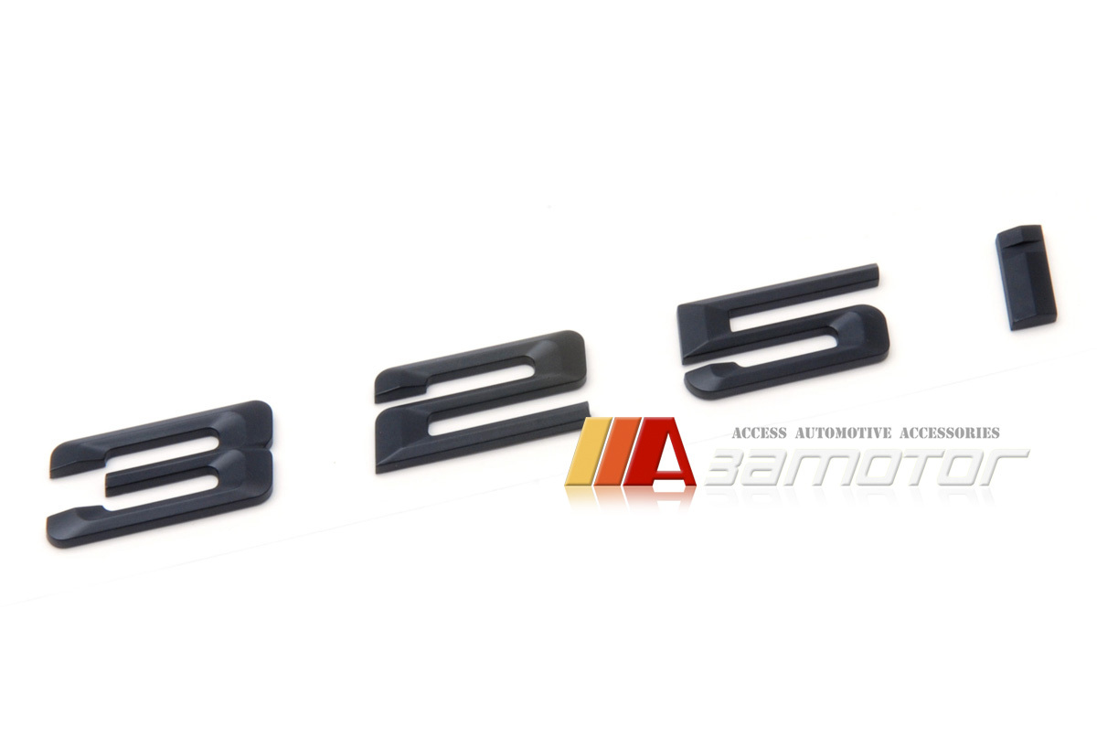Matte Black Trunk Lid Rear Emblem Badge Letters 325i fit for BMW E90 ...