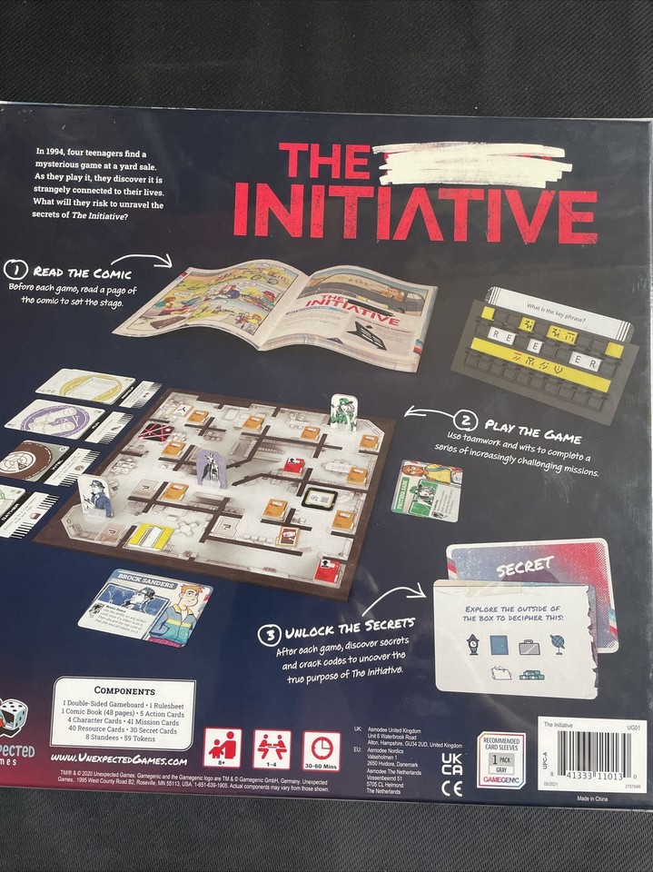 The Initiative Board Game By Unexpected Games *Factory Sealed New ...